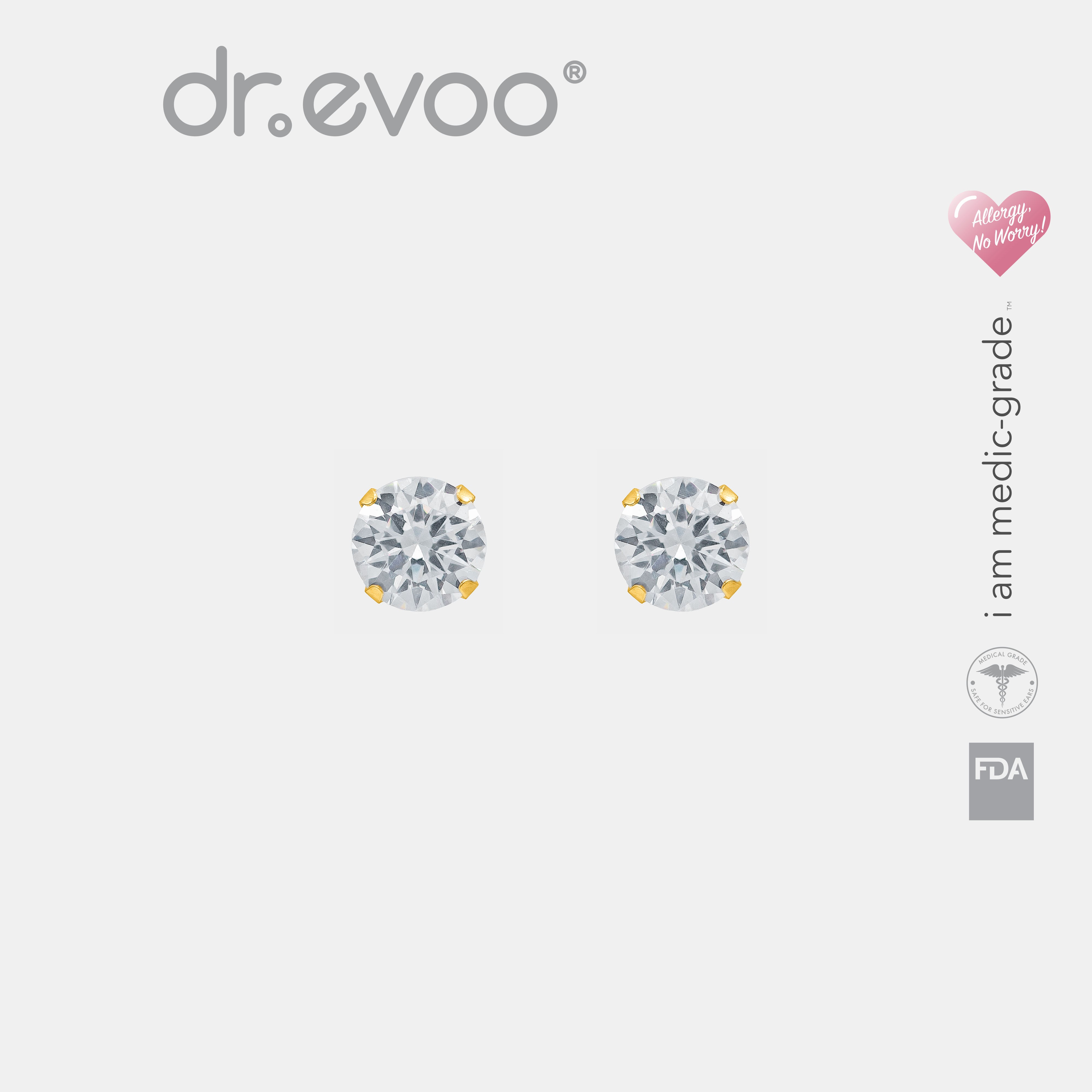 White Round Crown - 6mm GP – dr.evoo® official partners