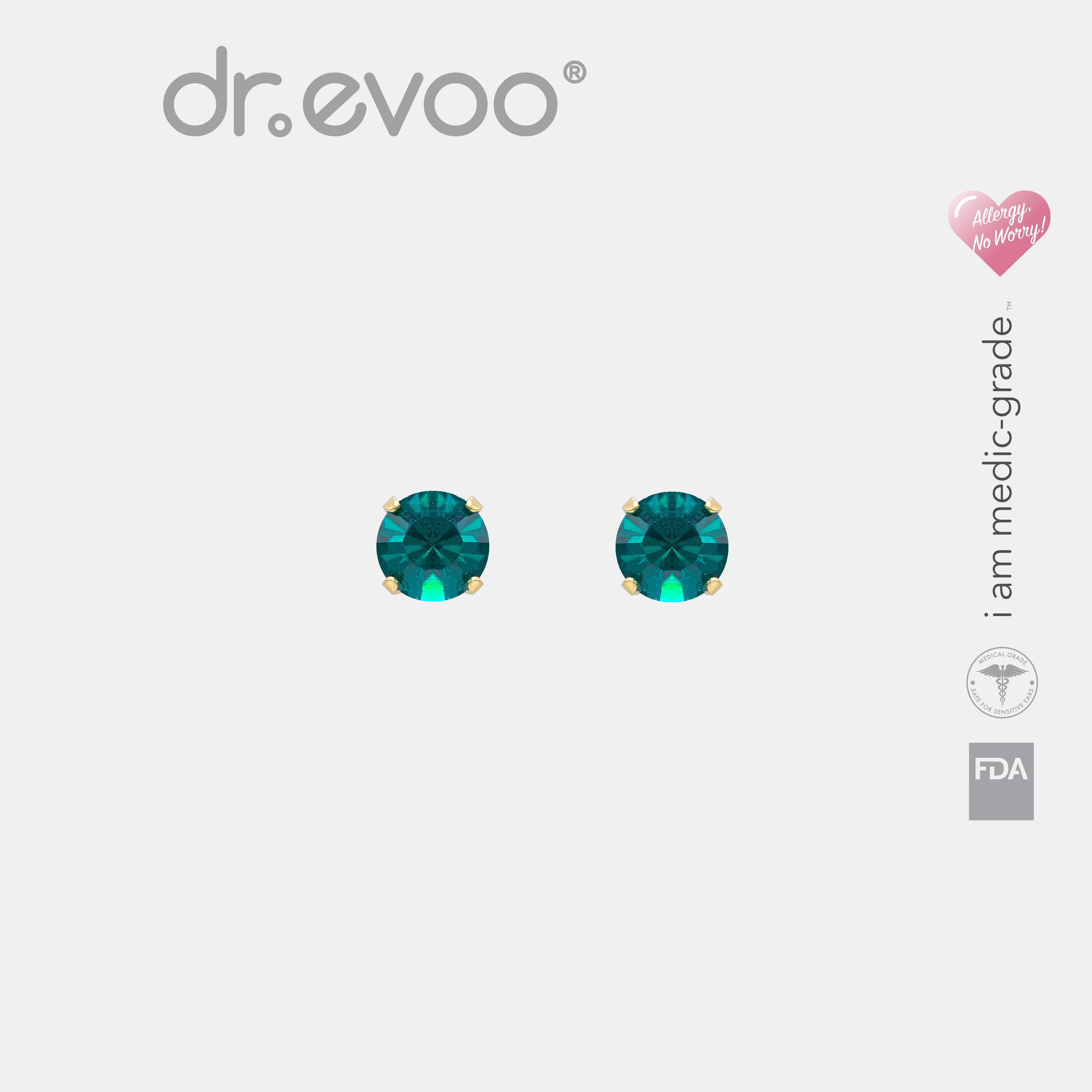 Birthstones - Emerald 5mm GP – dr.evoo® official partners
